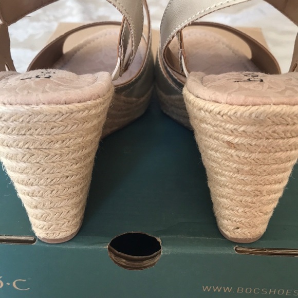 boc | Shoes | Boc Teal Espadrille Wedge Sandal | Poshmark